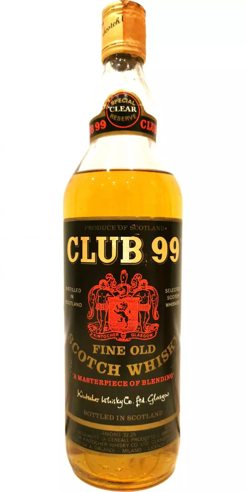 Club 99 Fine Old Scotch Whisky - Market Value and Price Insights ...